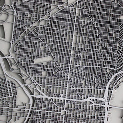 Philadelphia Street Carving Map (Sold Out) – StreetCarvings